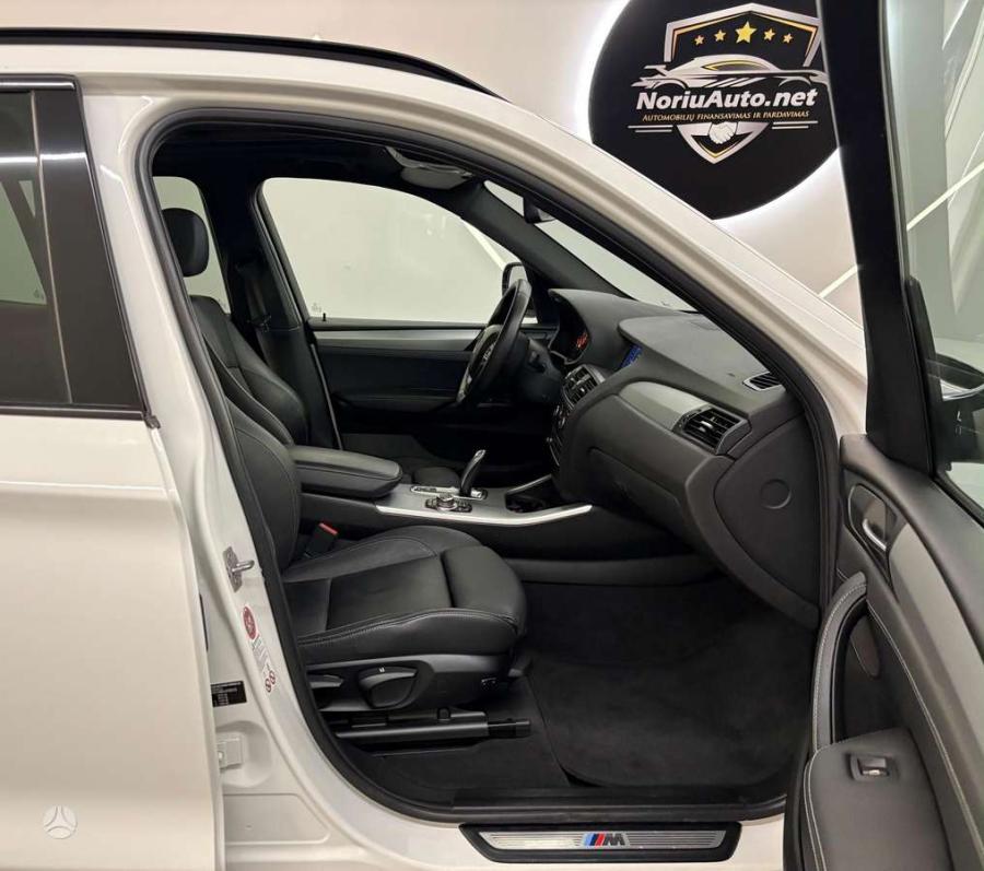 White BMW X3 2011 in Marijampole, with an engine capacity of 2.99 L and mileage of 289 thousand km for 10950 €, photo 8 on AUTOMOTO.COM.LV