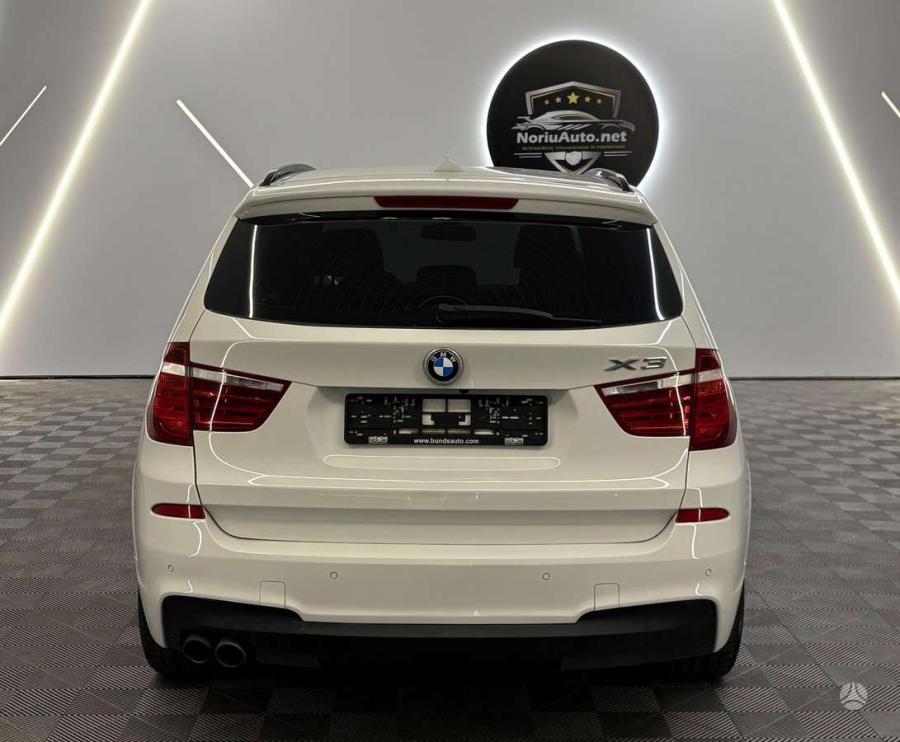 White BMW X3 2011 in Marijampole, with an engine capacity of 2.99 L and mileage of 289 thousand km for 10950 €, photo 22 on AUTOMOTO.COM.LV