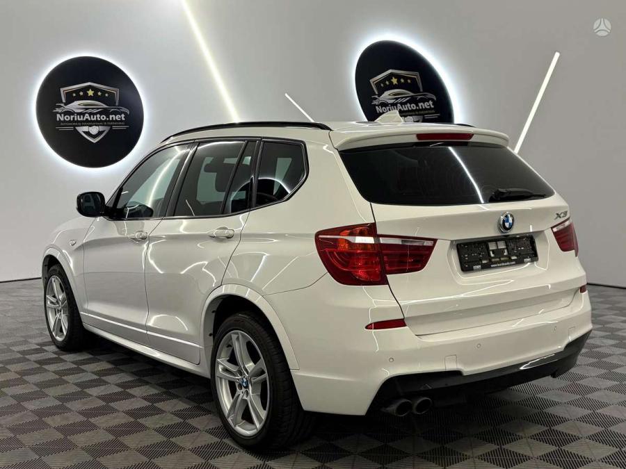 White BMW X3 2011 in Marijampole, with an engine capacity of 2.99 L and mileage of 289 thousand km for 10950 €, photo 25 on AUTOMOTO.COM.LV
