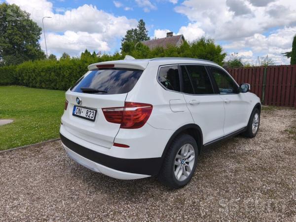 White BMW X3 2011 in Daugavpils, with an engine capacity of 2.00 L and mileage of 333 thousand km for 7000 €, photo 3 on AUTOMOTO.COM.LV