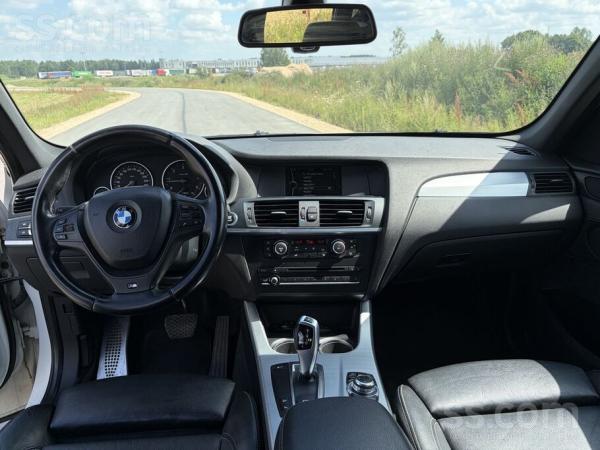 White BMW X3 2011 in Riga, with an engine capacity of 2.00 L and mileage of 190 thousand km for 11600 €, photo 9 on AUTOMOTO.COM.LV