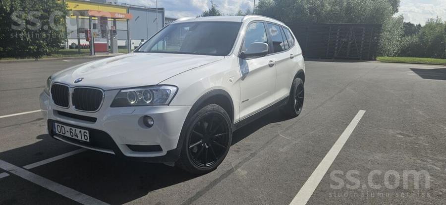 White BMW X3 2011 in Ogre, with an engine capacity of 2.00 L and mileage of 202 thousand km for 11500 €, photo 1 on AUTOMOTO.COM.LV