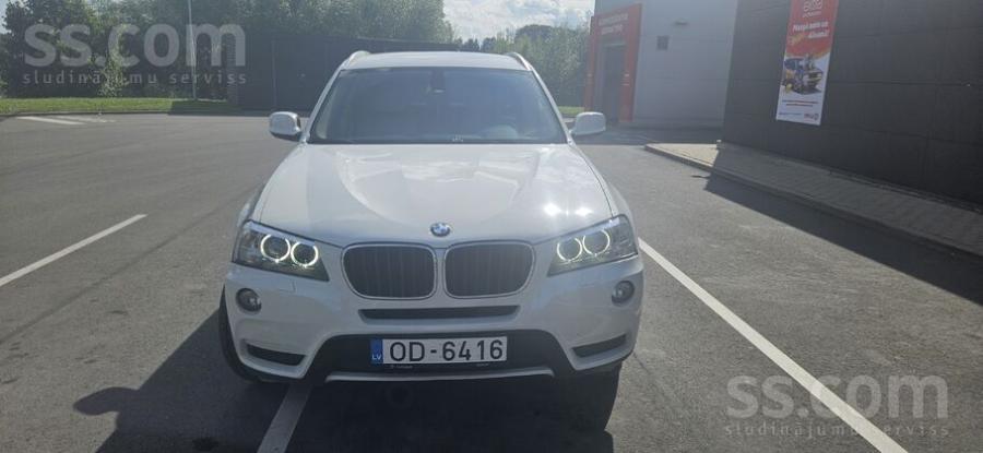 White BMW X3 2011 in Ogre, with an engine capacity of 2.00 L and mileage of 202 thousand km for 11500 €, photo 4 on AUTOMOTO.COM.LV