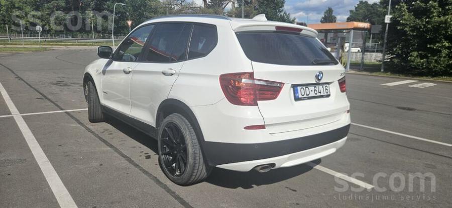 White BMW X3 2011 in Ogre, with an engine capacity of 2.00 L and mileage of 202 thousand km for 11500 €, photo 6 on AUTOMOTO.COM.LV
