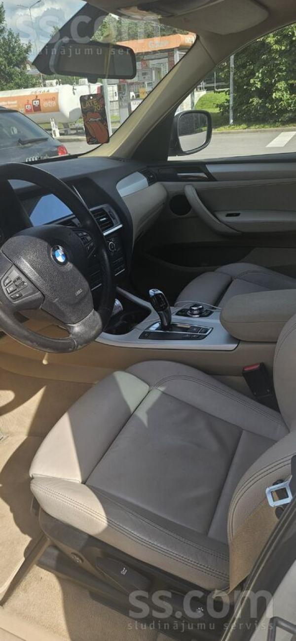 White BMW X3 2011 in Ogre, with an engine capacity of 2.00 L and mileage of 202 thousand km for 11500 €, photo 7 on AUTOMOTO.COM.LV