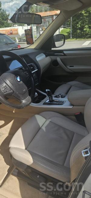 White BMW X3 2011 in Ogre, with an engine capacity of 2.00 L and mileage of 202 thousand km for 11500 €, photo 8 on AUTOMOTO.COM.LV