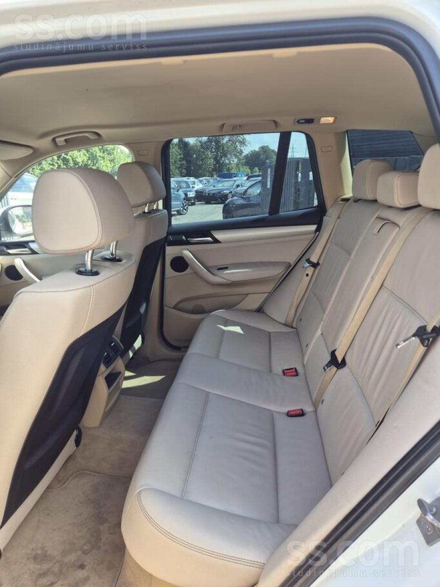White BMW X3 2011 in Riga, with an engine capacity of 2.00 L and mileage of 202 thousand km for 10490 €, photo 11 on AUTOMOTO.COM.LV
