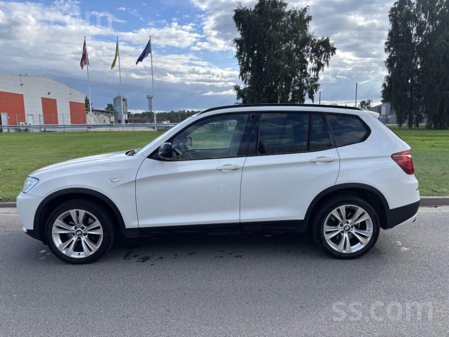White BMW X3 2011 in Riga, with an engine capacity of 3.00 L and mileage of 410 thousand km for 9450 €, photo 3 on AUTOMOTO.COM.LV