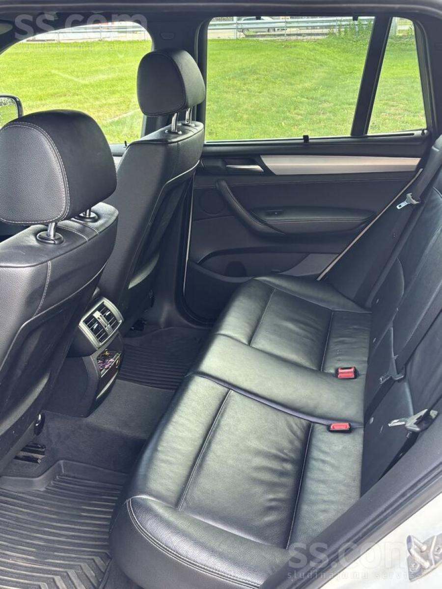 White BMW X3 2011 in Riga, with an engine capacity of 3.00 L and mileage of 410 thousand km for 9450 €, photo 10 on AUTOMOTO.COM.LV