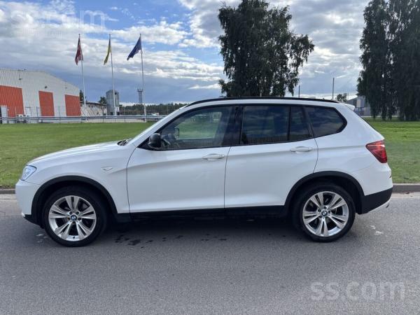 White BMW X3 2011 in Riga, with an engine capacity of 3.00 L and mileage of 410 thousand km for 9450 €, photo 2 on AUTOMOTO.COM.LV