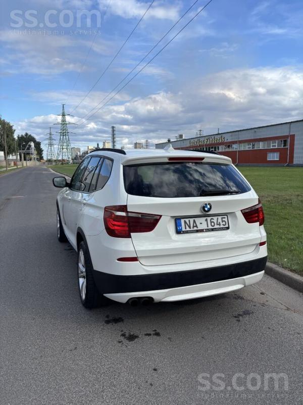 White BMW X3 2011 in Riga, with an engine capacity of 3.00 L and mileage of 410 thousand km for 9450 €, photo 3 on AUTOMOTO.COM.LV