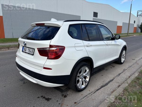 White BMW X3 2011 in Riga, with an engine capacity of 3.00 L and mileage of 410 thousand km for 9450 €, photo 4 on AUTOMOTO.COM.LV