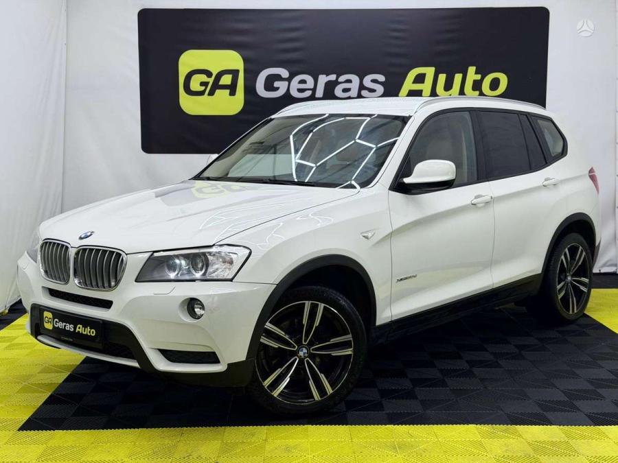 White BMW X3 2011 in Vilnius, with an engine capacity of 2.99 L and mileage of 248 thousand km for 8999 €, photo 1 on AUTOMOTO.COM.LV