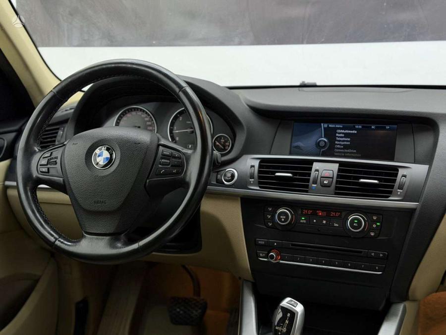 White BMW X3 2011 in Vilnius, with an engine capacity of 2.99 L and mileage of 248 thousand km for 8999 €, photo 17 on AUTOMOTO.COM.LV