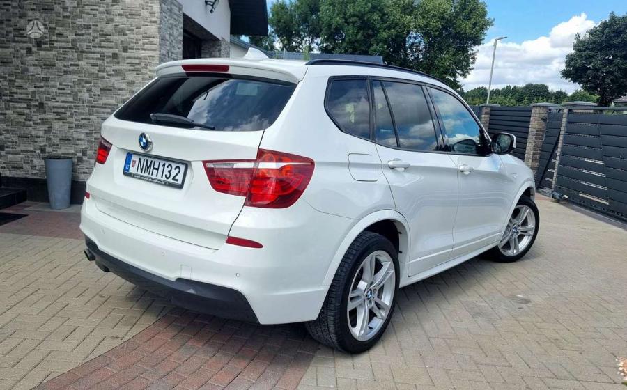 Balts BMW X3 2011 Jonava, ar dzinēja tilpumu 2.00 L un nobraukumu 226 tūkst. km par 8600 €, foto 14 vietnē AUTOMOTO.COM.LV