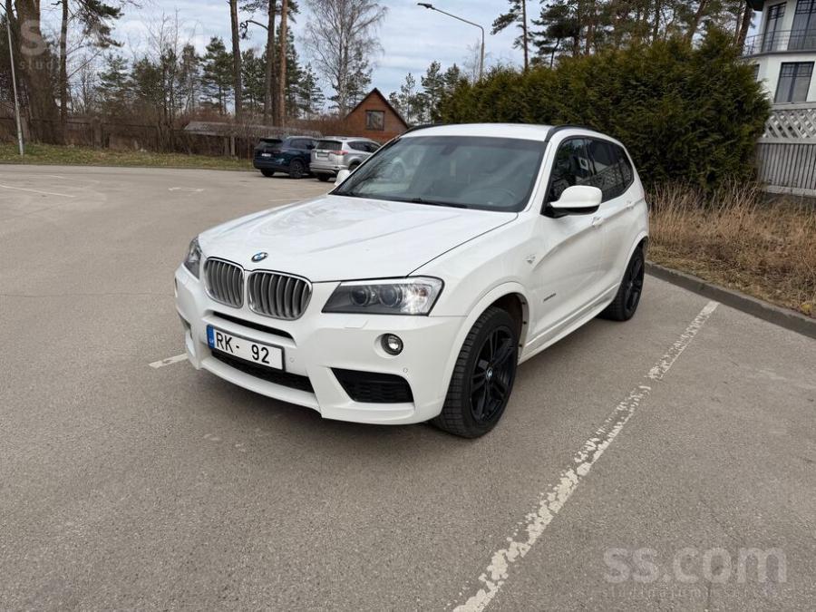 White BMW X3 2011 in Riga, with an engine capacity of 3.00 L and mileage of 207 thousand km for 8500 €, photo 1 on AUTOMOTO.COM.LV