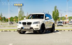 Balts BMW X3 2011 Rīga, ar dzinēja tilpumu 2.00 L un nobraukumu 202 tūkst. km par 10490 €, foto  vietnē AUTOMOTO.COM.LV