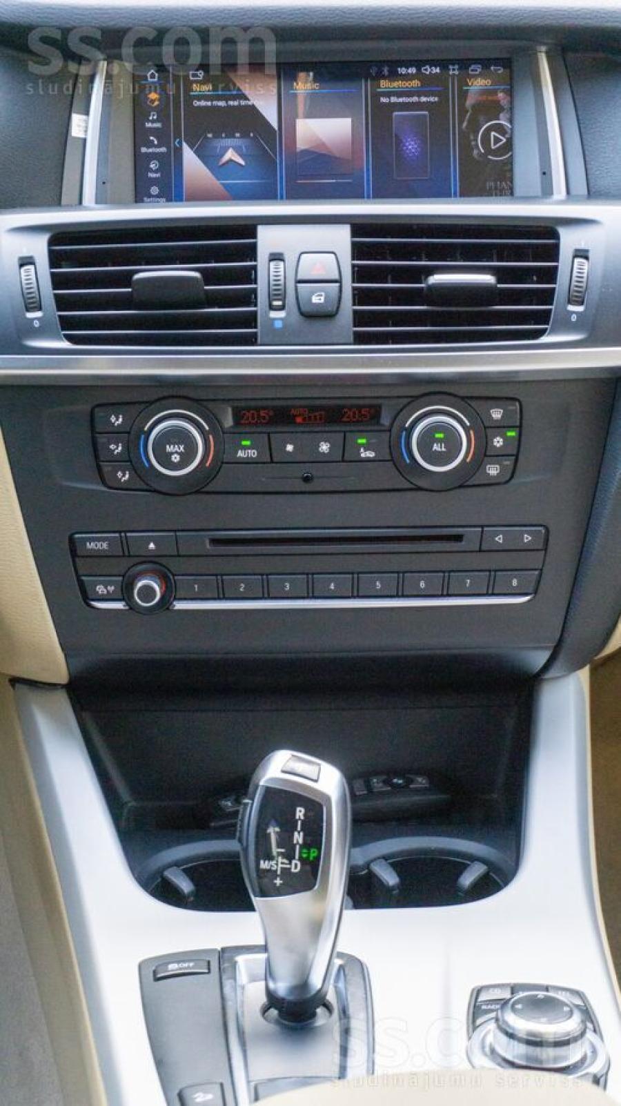 White BMW X3 2011 in Riga, with an engine capacity of 2.00 L and mileage of 202 thousand km for 10490 €, photo 14 on AUTOMOTO.COM.LV