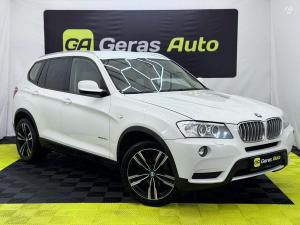 White BMW X3 2011 in Vilnius, with an engine capacity of 2.99 L and mileage of 248 thousand km for 8999 €, photo 4 on AUTOMOTO.COM.LV