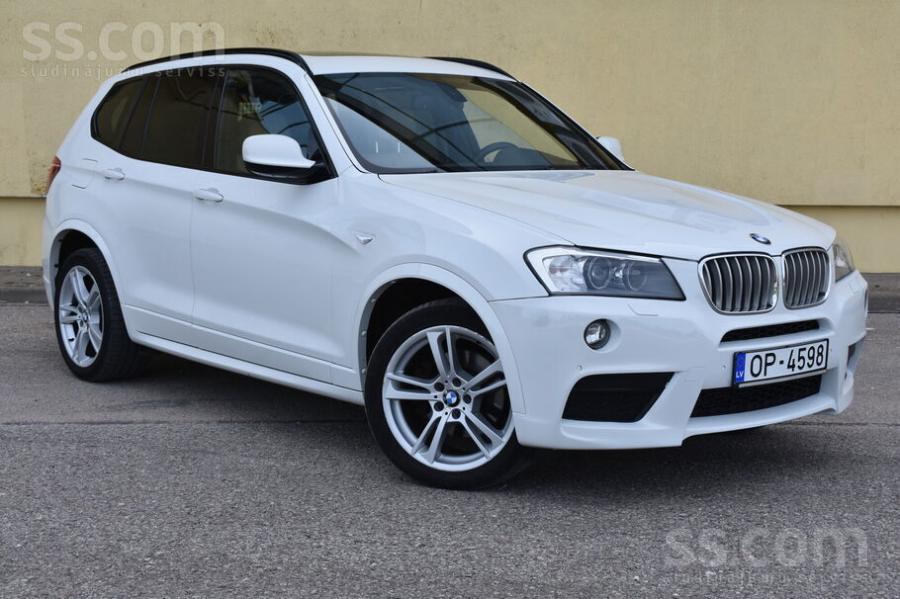 White BMW X3 2011 in Talsi, with an engine capacity of 3.00 L and mileage of 234 thousand km for 11500 €, photo 1 on AUTOMOTO.COM.LV