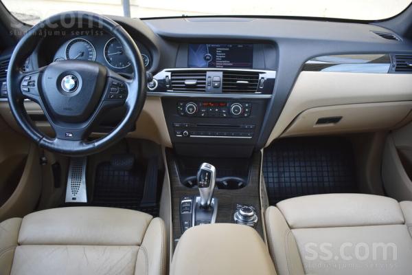 White BMW X3 2011 in Talsi, with an engine capacity of 3.00 L and mileage of 234 thousand km for 11500 €, photo 7 on AUTOMOTO.COM.LV