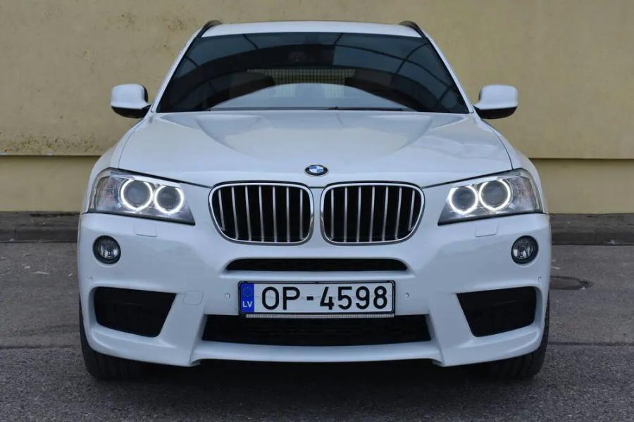 White BMW X3 2011 in Talsi, with an engine capacity of 3.00 L and mileage of 234 thousand km for 11500 €, photo 4 on AUTOMOTO.COM.LV