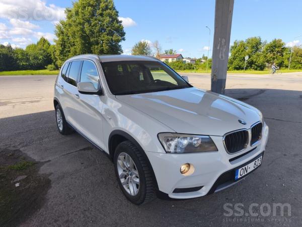 White BMW X3 2011 in Ogre, with an engine capacity of 2.00 L and mileage of 335 thousand km for 7100 €, photo 1 on AUTOMOTO.COM.LV