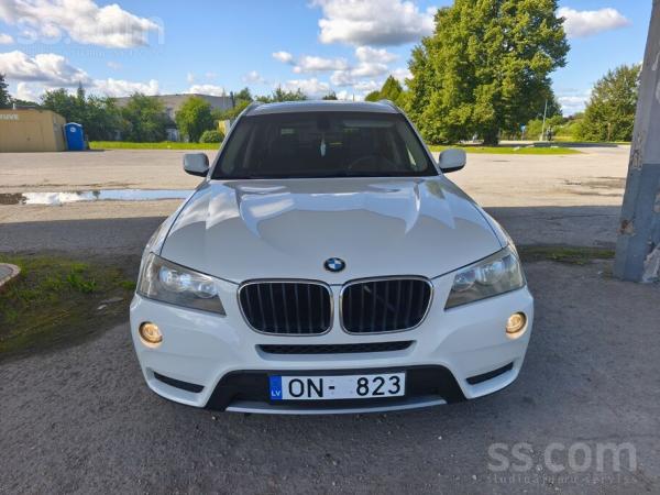 White BMW X3 2011 in Ogre, with an engine capacity of 2.00 L and mileage of 335 thousand km for 7100 €, photo 3 on AUTOMOTO.COM.LV