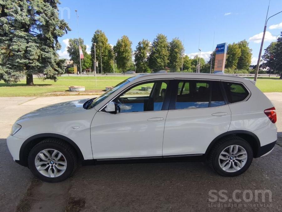 Balts BMW X3 2011 Ogre, ar dzinēja tilpumu 2.00 L un nobraukumu 335 tūkst. km par 7100 €, foto 9 vietnē AUTOMOTO.COM.LV