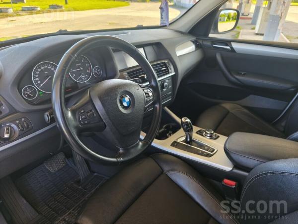White BMW X3 2011 in Ogre, with an engine capacity of 2.00 L and mileage of 335 thousand km for 7100 €, photo 9 on AUTOMOTO.COM.LV