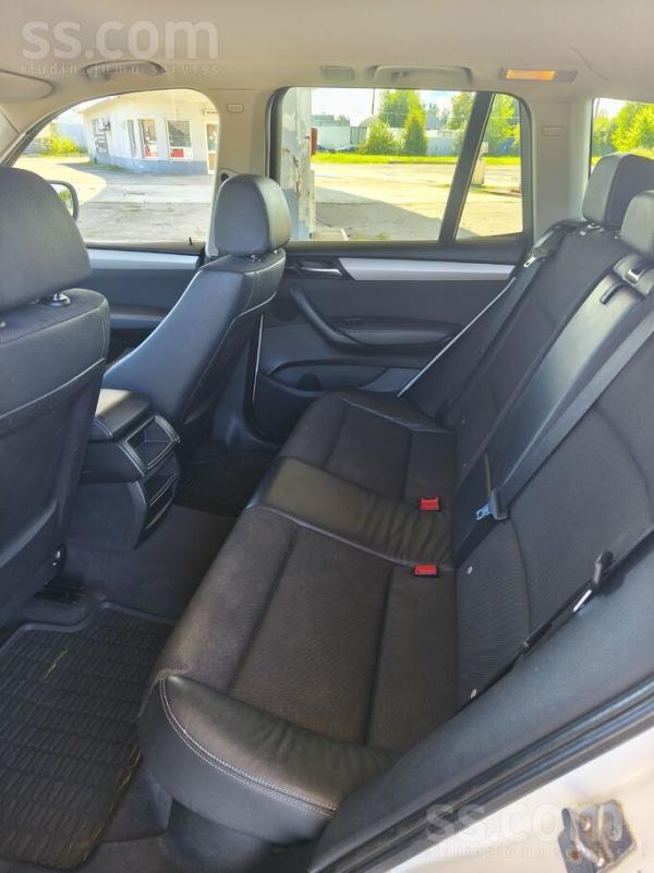 White BMW X3 2011 in Ogre, with an engine capacity of 2.00 L and mileage of 335 thousand km for 7100 €, photo 10 on AUTOMOTO.COM.LV