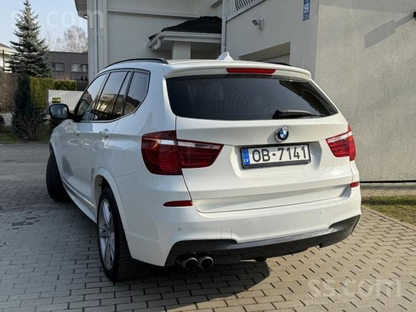 White BMW X3 2012 in Riga, with an engine capacity of 3.00 L and mileage of 279 thousand km for 13400 €, photo 4 on AUTOMOTO.COM.LV