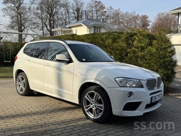 White BMW X3 2012 in Riga, with an engine capacity of 3.00 L and mileage of 279 thousand km for 13400 €, photo 7 on AUTOMOTO.COM.LV
