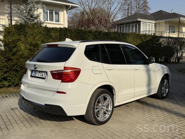 White BMW X3 2012 in Riga, with an engine capacity of 3.00 L and mileage of 279 thousand km for 13400 €, photo 8 on AUTOMOTO.COM.LV