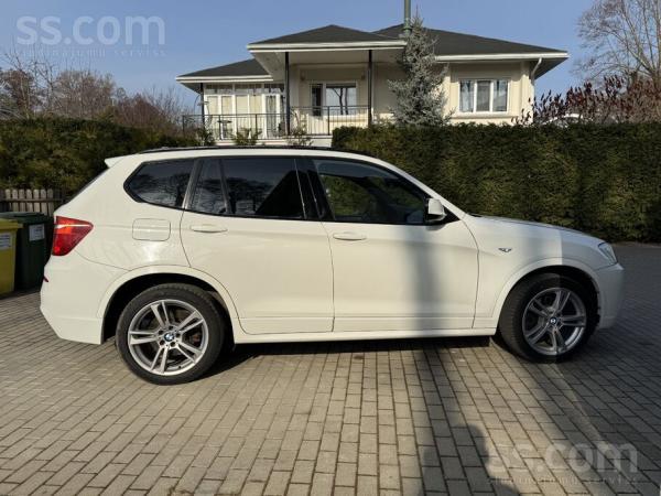 White BMW X3 2012 in Riga, with an engine capacity of 3.00 L and mileage of 279 thousand km for 13400 €, photo 10 on AUTOMOTO.COM.LV