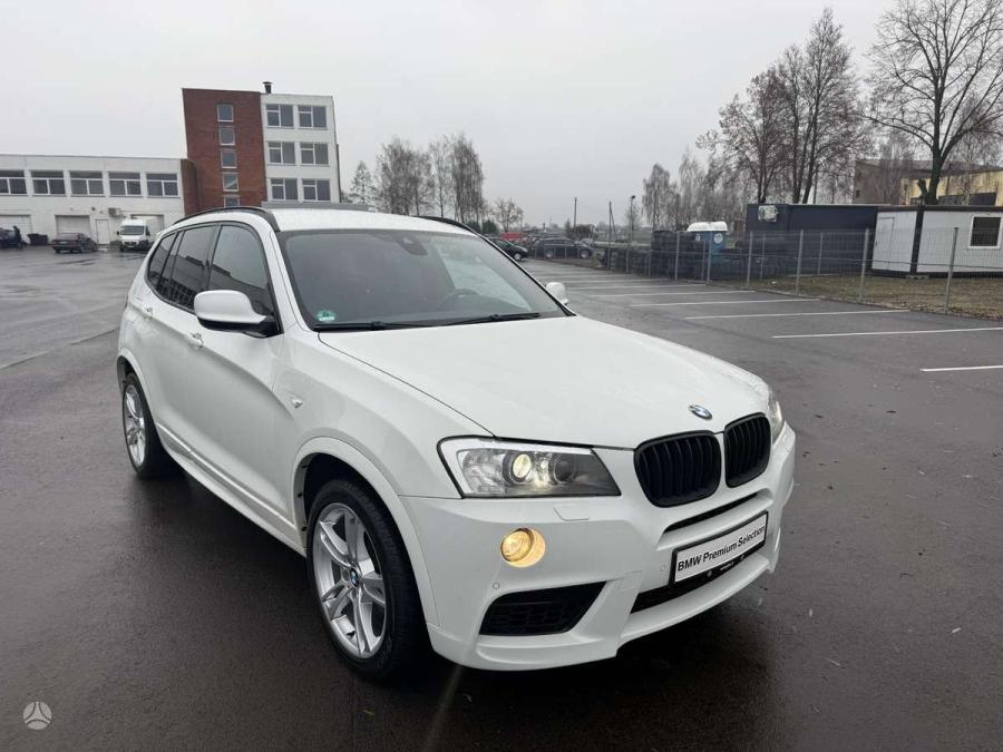 White BMW X3 2012 in Marijampole, with an engine capacity of 2.99 L and mileage of 220 thousand km for 12300 €, photo 4 on AUTOMOTO.COM.LV