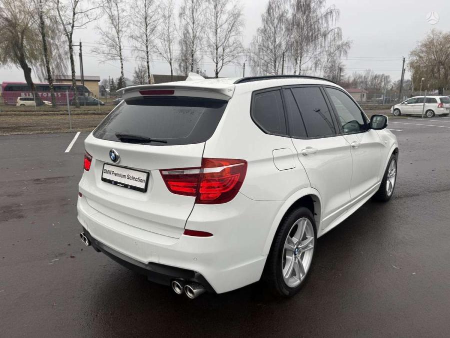 White BMW X3 2012 in Marijampole, with an engine capacity of 2.99 L and mileage of 220 thousand km for 12300 €, photo 6 on AUTOMOTO.COM.LV