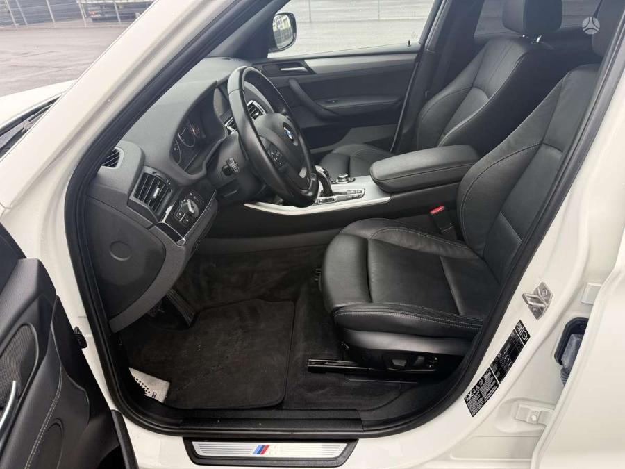 White BMW X3 2012 in Marijampole, with an engine capacity of 2.99 L and mileage of 220 thousand km for 12300 €, photo 16 on AUTOMOTO.COM.LV