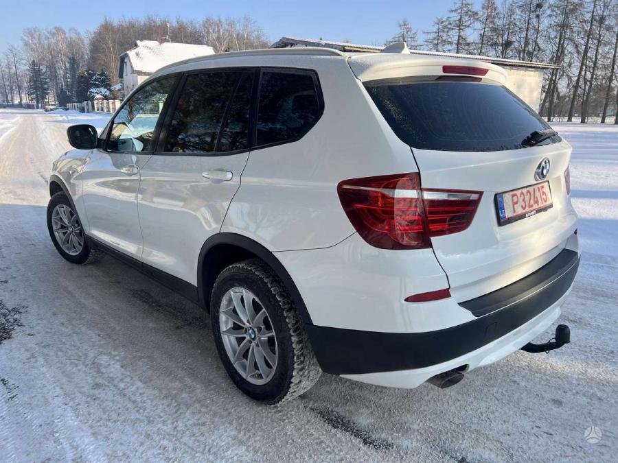 White BMW X3 2012 in Marijampole, with an engine capacity of 2.00 L and mileage of 330 thousand km for 7950 €, photo 18 on AUTOMOTO.COM.LV