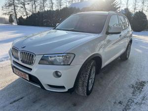 White BMW X3 2012 in Marijampole, with an engine capacity of 2.00 L and mileage of 330 thousand km for 7950 €, photo 27 on AUTOMOTO.COM.LV
