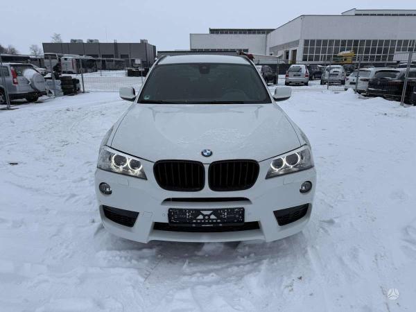 White BMW X3 2012 in Marijampole, with an engine capacity of 2.99 L and mileage of 220 thousand km for 12200 €, photo 4 on AUTOMOTO.COM.LV