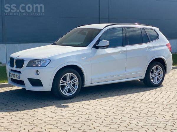 White BMW X3 2012 in Riga, with an engine capacity of 2.00 L and mileage of 0 thousand km for 12490 €, photo 3 on AUTOMOTO.COM.LV
