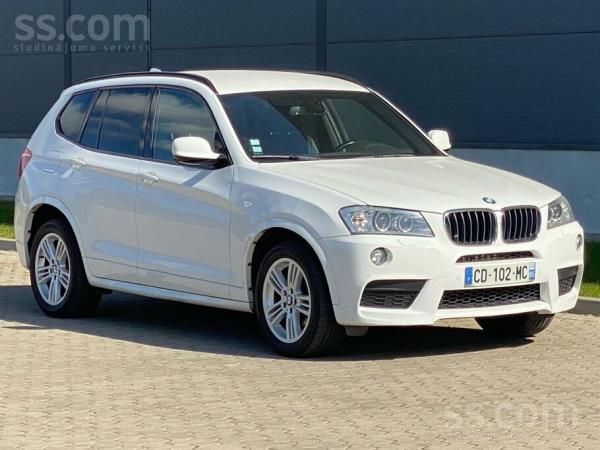 White BMW X3 2012 in Riga, with an engine capacity of 2.00 L and mileage of 0 thousand km for 12490 €, photo 5 on AUTOMOTO.COM.LV