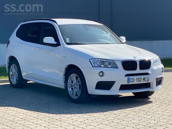 White BMW X3 2012 in Riga, with an engine capacity of 2.00 L and mileage of 0 thousand km for 12490 €, photo 8 on AUTOMOTO.COM.LV