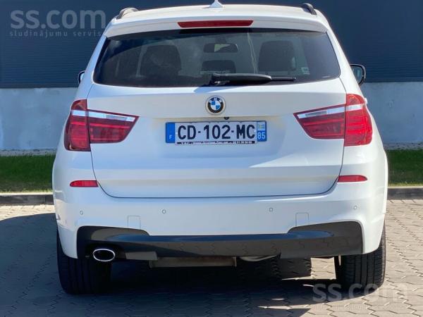 White BMW X3 2012 in Riga, with an engine capacity of 2.00 L and mileage of 0 thousand km for 12490 €, photo 10 on AUTOMOTO.COM.LV