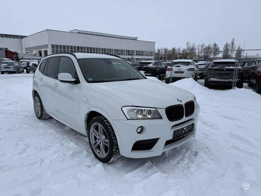 White BMW X3 2012 in Marijampole, with an engine capacity of 2.99 L and mileage of 220 thousand km for 11500 €, photo 6 on AUTOMOTO.COM.LV