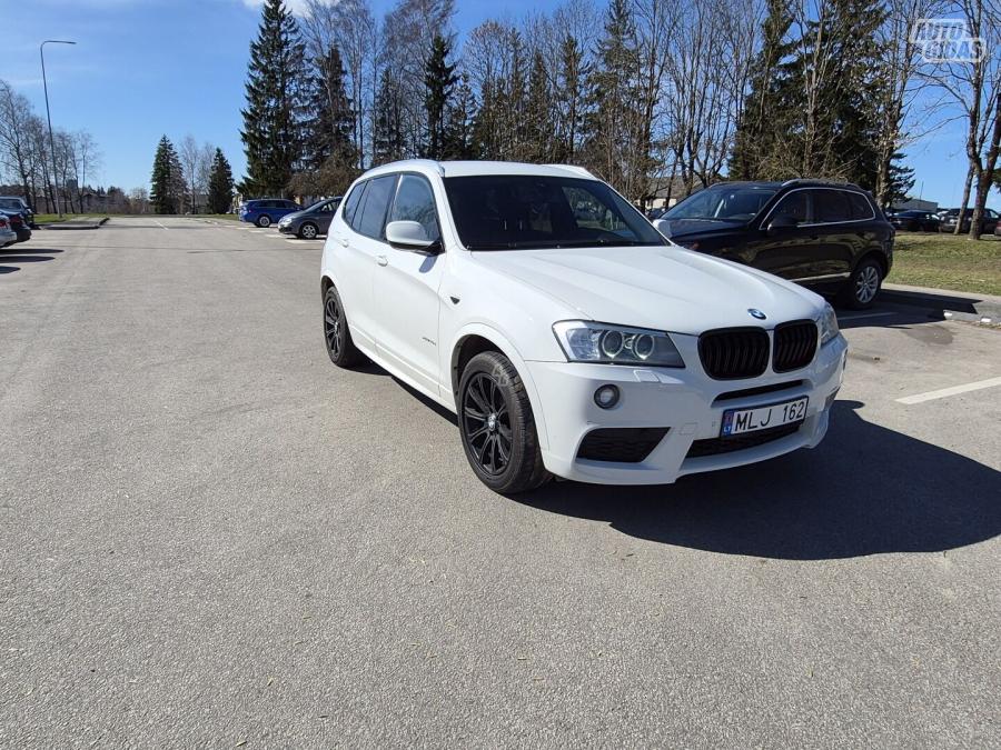 White BMW X3 2012 in Telschi, with an engine capacity of 2.00 L and mileage of 350 thousand km for 11000 €, photo 14 on AUTOMOTO.COM.LV