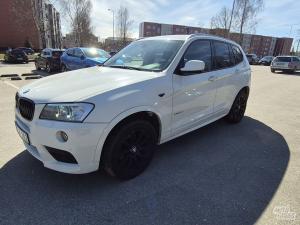 White BMW X3 2012 in Telschi, with an engine capacity of 2.00 L and mileage of 350 thousand km for 11000 €, photo 15 on AUTOMOTO.COM.LV