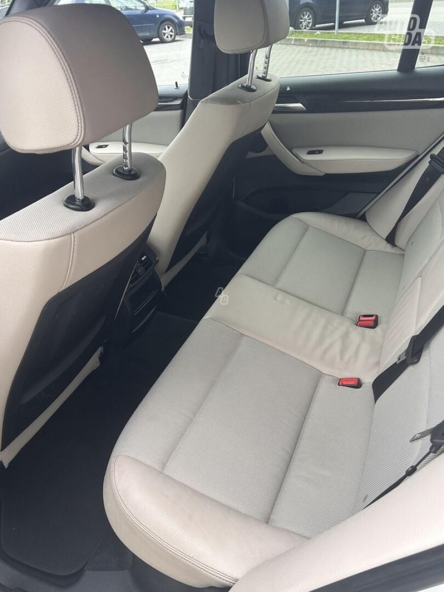 White BMW X3 2012 in Kaunas, with an engine capacity of 2.00 L and mileage of 341 thousand km for 7999 €, photo 10 on AUTOMOTO.COM.LV