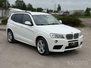 White BMW X3 2012 in Ogre, with an engine capacity of 3.00 L and mileage of 247 thousand km for 11590 €, photo  on AUTOMOTO.COM.LV